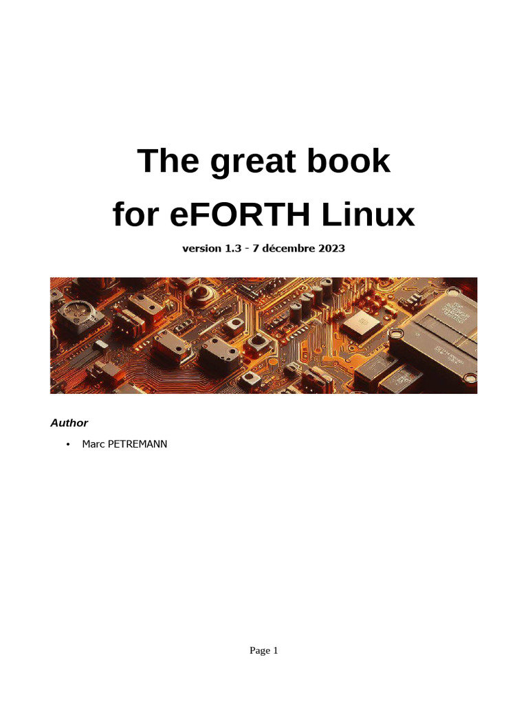 GreatBookEForthLINUX EN v1 3 | PDF | Computer File | Integer (Computer Science)