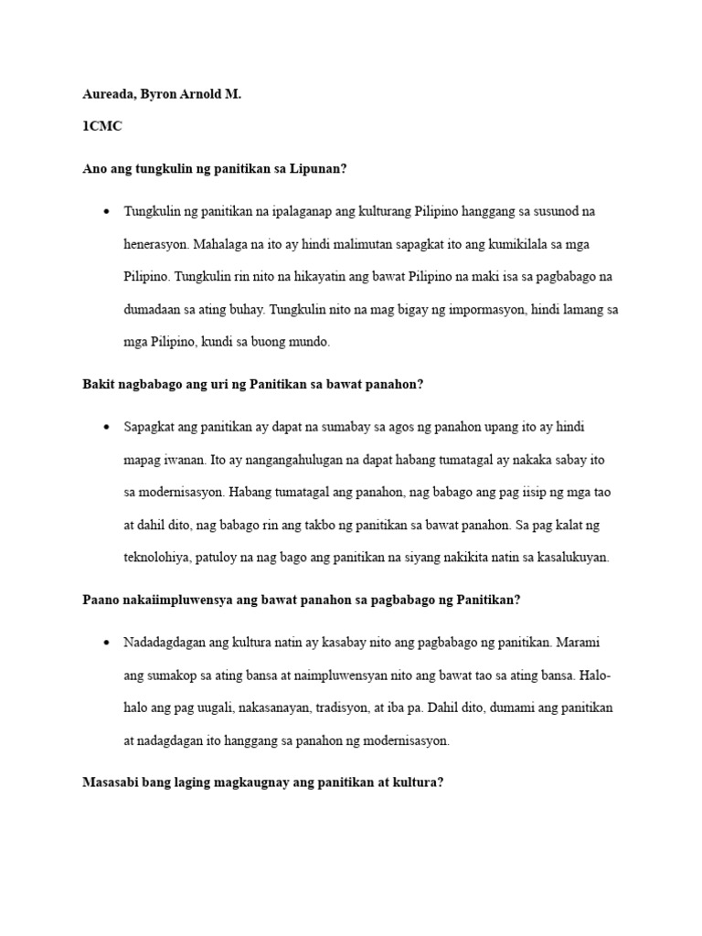 Kulturang Popular | PDF