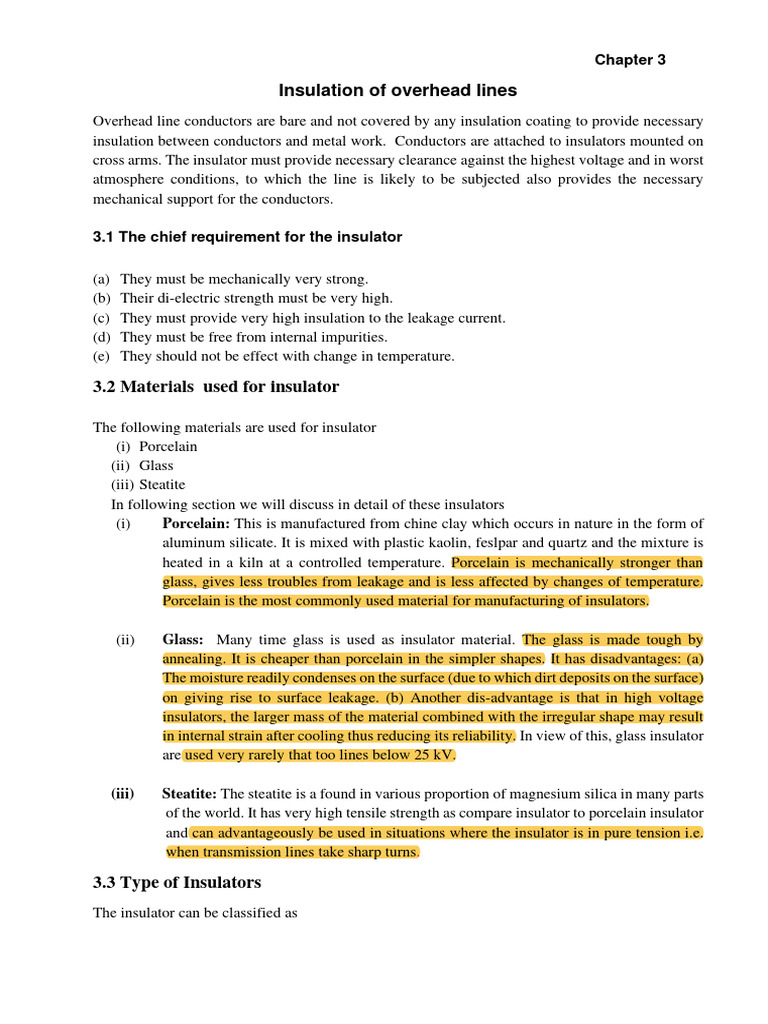 3 Chaper 3 Insulators | PDF | Insulator (Electricity) | Capacitor