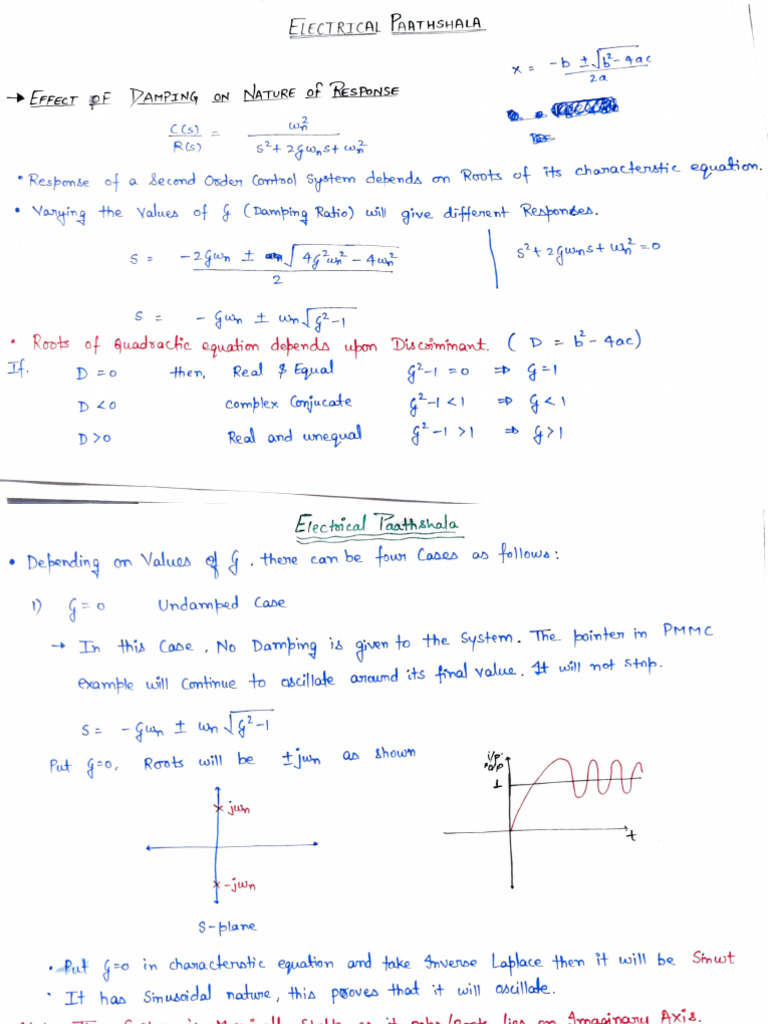 Effect of Damping On Nature of Response | PDF | Applied Mathematics ...