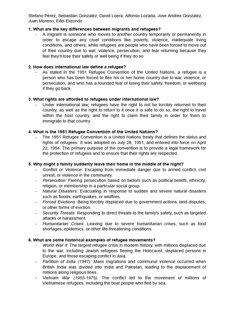 Geography Guide III | Download Free PDF | Refugee | Asylum Seeker