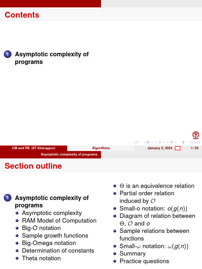 Algorithms Asymptotic Notations Pdf Time Complexity Theory Of Computation