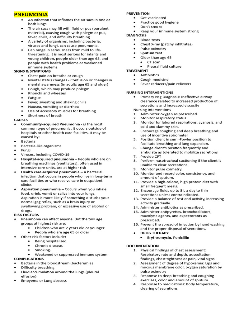 Pneumonia Case Presentation | PDF | Pneumonia | Cough