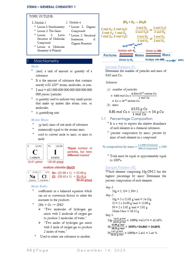 Stem3 Reviewer | PDF | Chemical Bond | Ion
