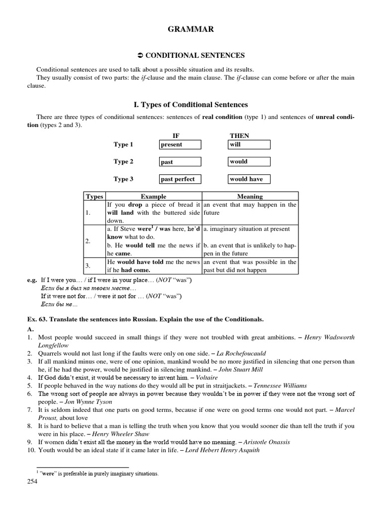 Conditionals | PDF