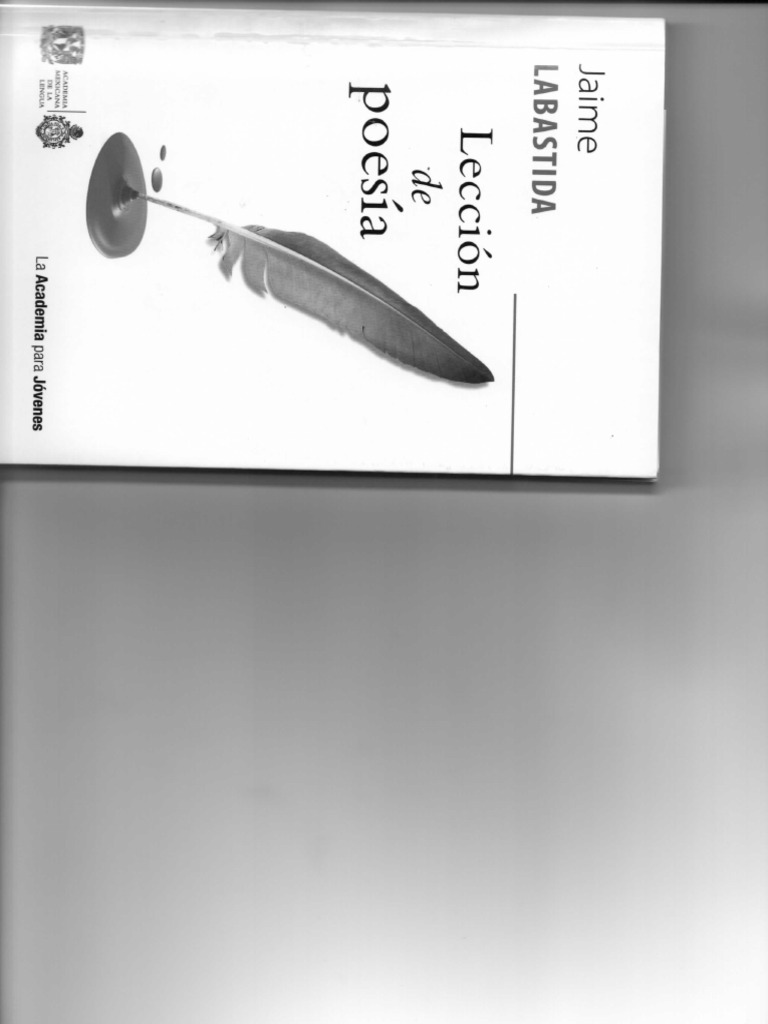 Labastida. Lección de Poesía. | PDF
