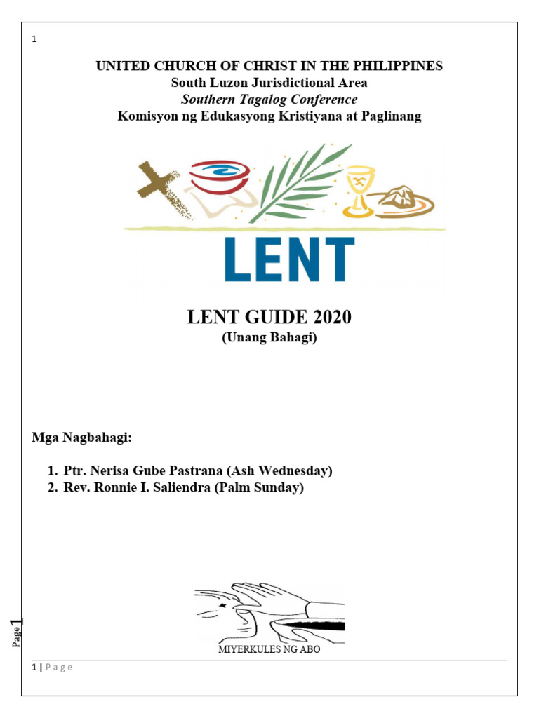 Lent Guide Part 1 | PDF
