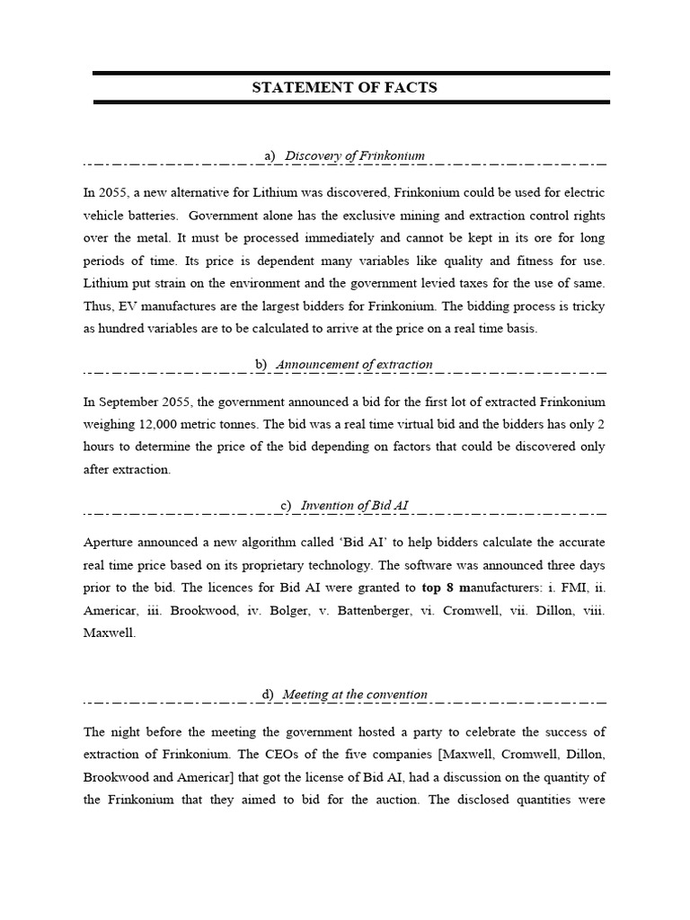 Bid AI and Frinkonium Auction Collusion | PDF | Auction