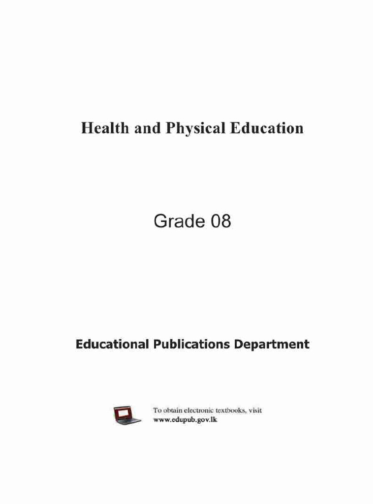 Grade 8 Health Physical Education Text Book 6417f2cb275e4 | PDF