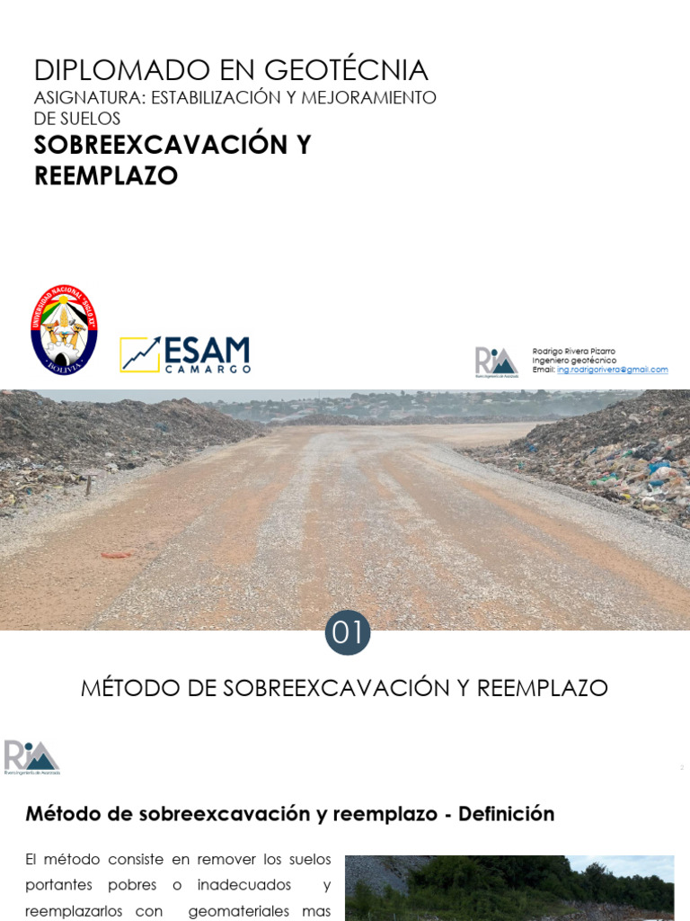 1 Saneo y Reemplazo | PDF | Roca (geología) | El módulo de Young