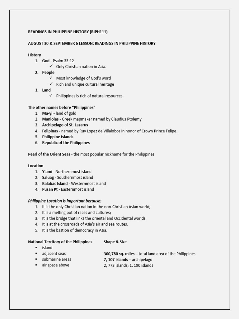 Readings in Philippine History | PDF | Philippines