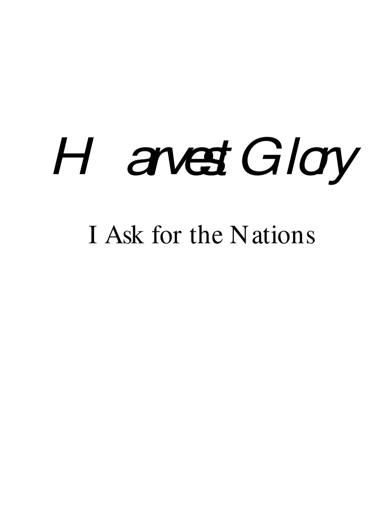 Harvest | PDF | Prayer