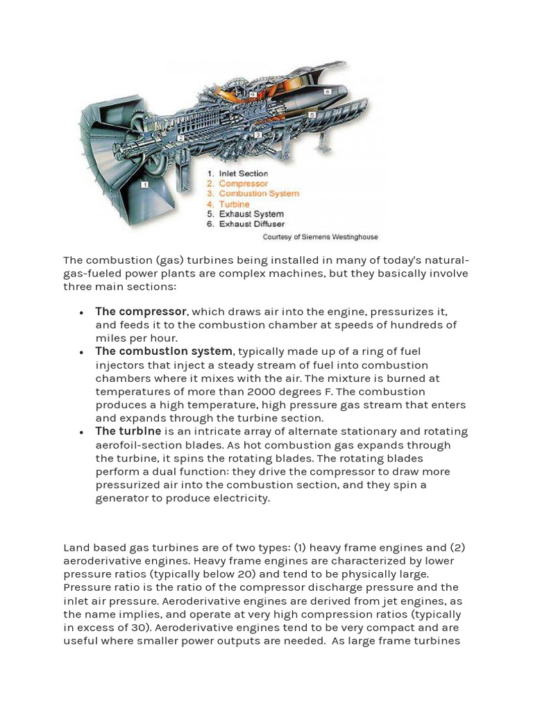 Gas Turbines Fundamentals | PDF | Gas Turbine | Engines