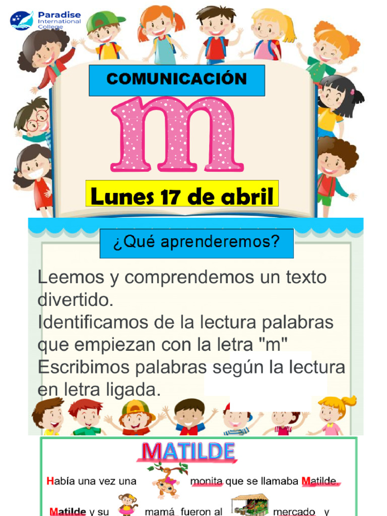 La Letra M 1 B - Lectura | PDF