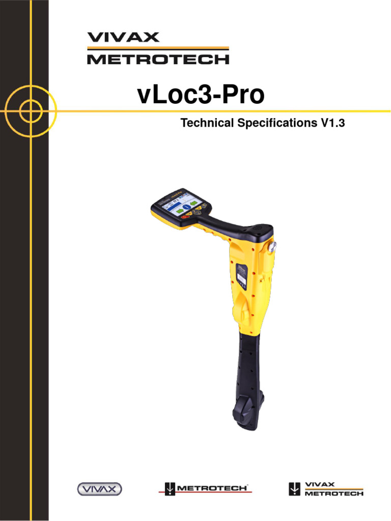 VLoc3 Pro Technical Specifications VXMT Biix Ingeniería | PDF | Battery ...