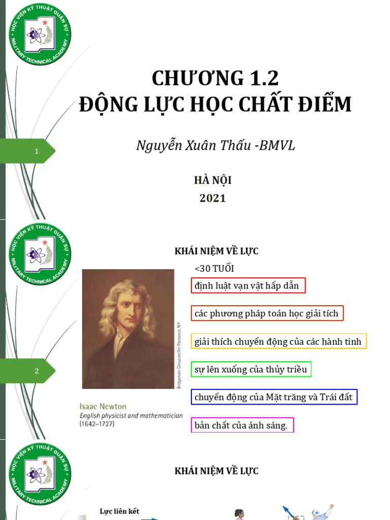 Chuong 1. 2. Dong Luc Hoc Chat Diem | PDF