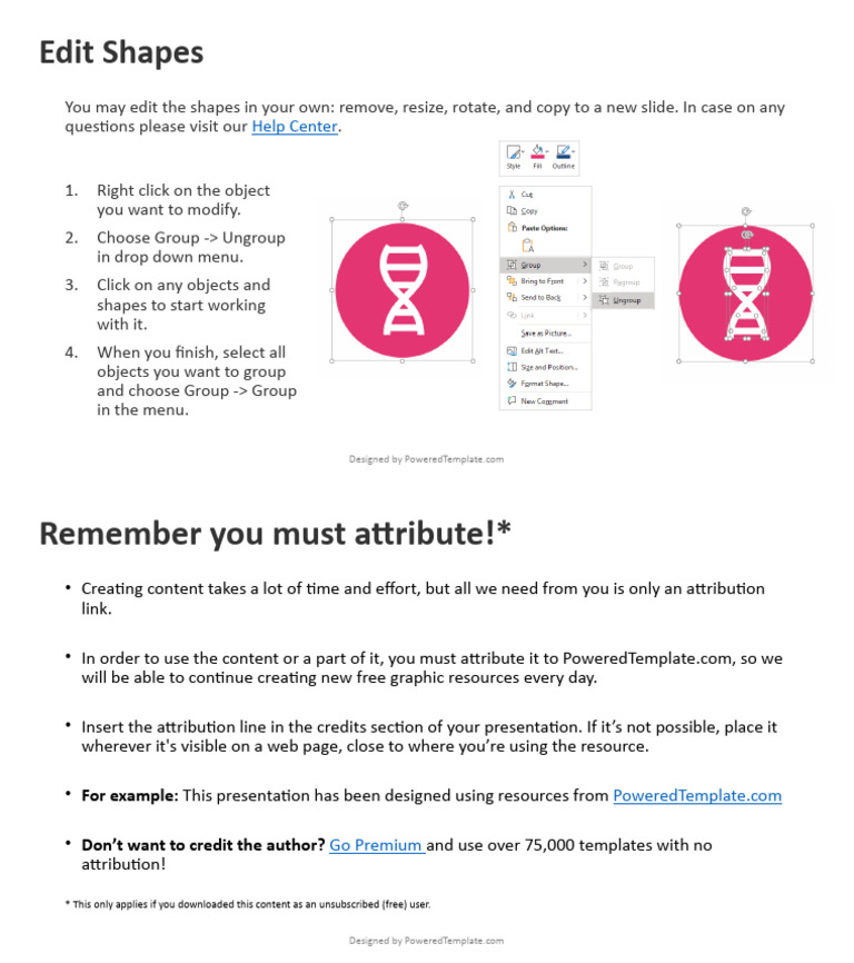 Edit Shapes: Help Center | PDF