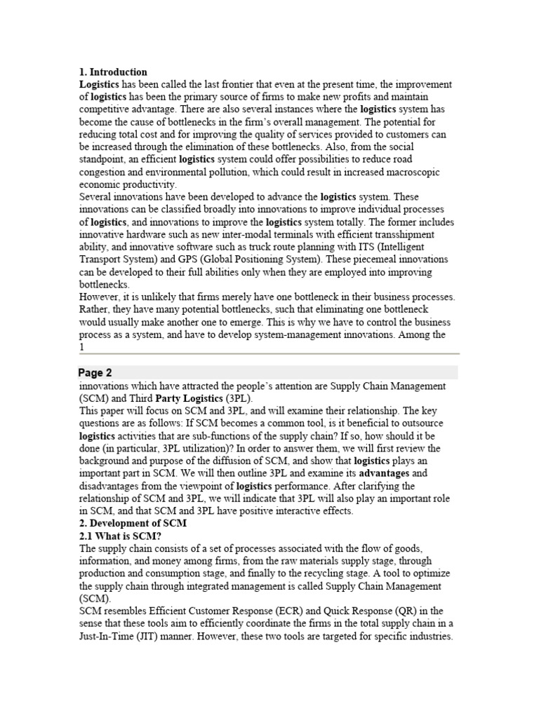 Supply Chain Mgmnt. | PDF | Supply Chain Management | Supply Chain Supply Chain Mgmnt. | PDF | Supply Chain Management | Supply Chain