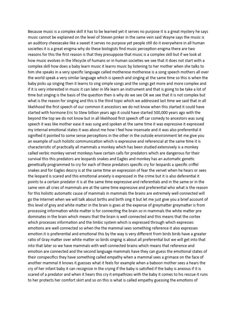 Music 0.03 | PDF | Reward System | Speech
