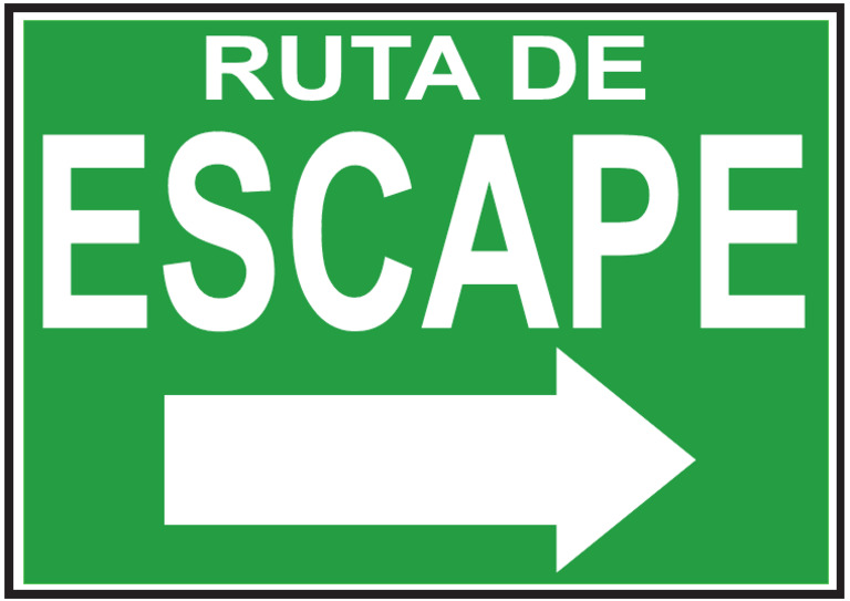 Señaletica Seg - Ruta de Escape | PDF