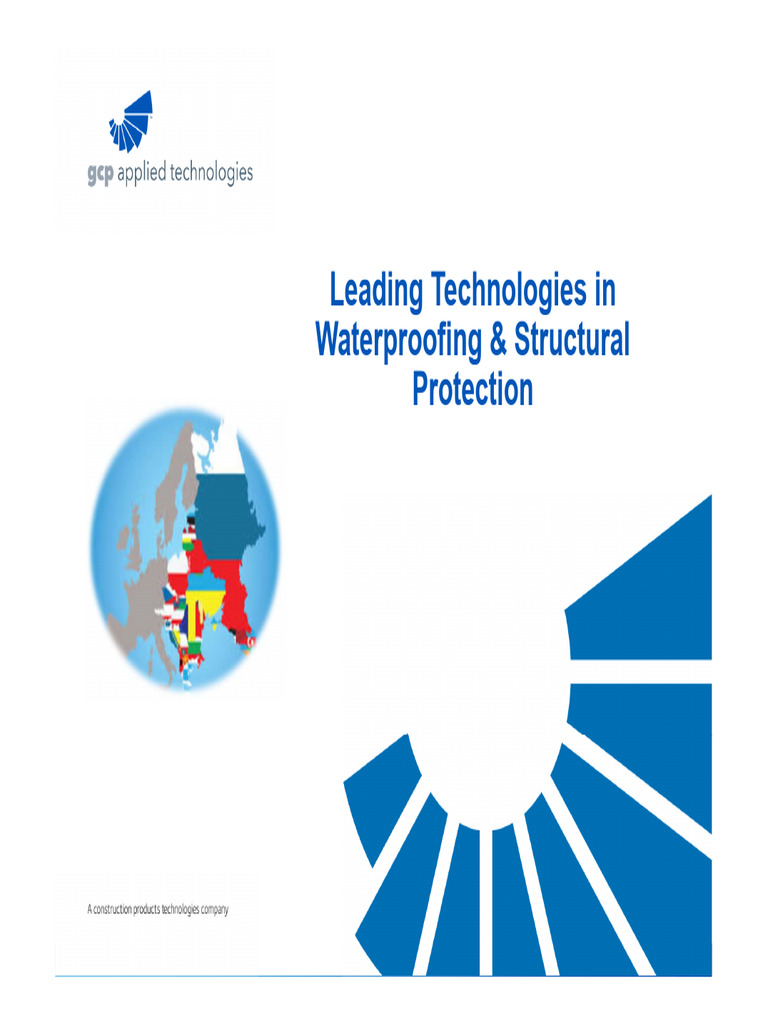 GCP Leading Technologies in Waterproofing & Structural Protection | PDF ...