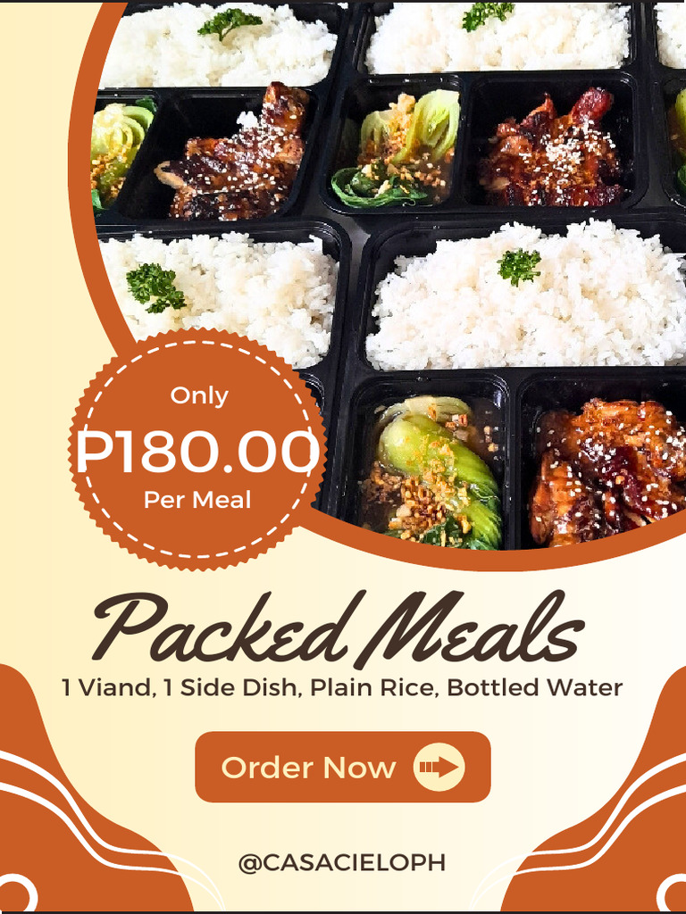 Crew Meals Flyer Casa Cielo | PDF