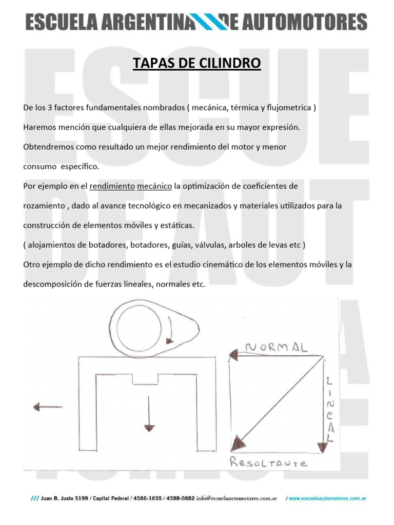 Tapas de Cilindro | PDF | Pistón | Descarga (hidrología)