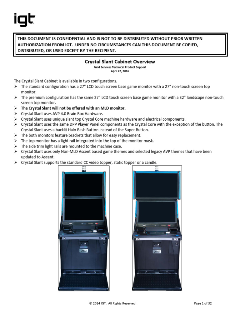 Crystal Slant Cabinet | PDF | Computer Monitor | Door