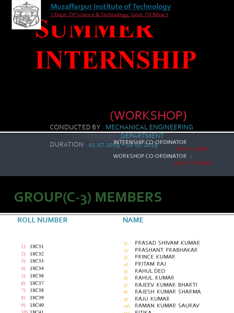 Internship | PDF | Welding | Construction
