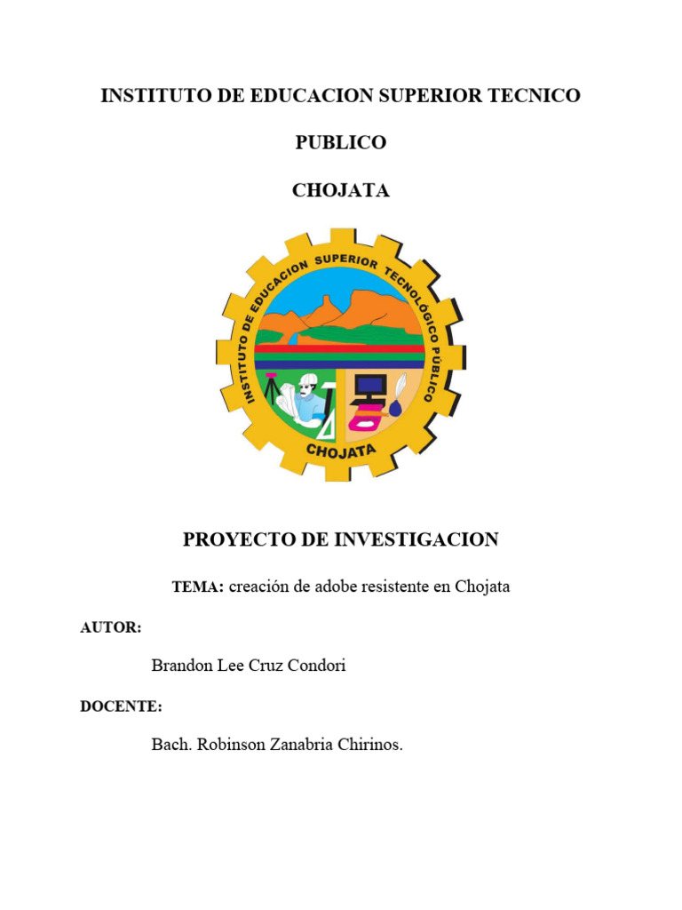 Proyecto BRANDON LEE CRUZ CONDORI | PDF | Ingeniero civil | Diseño