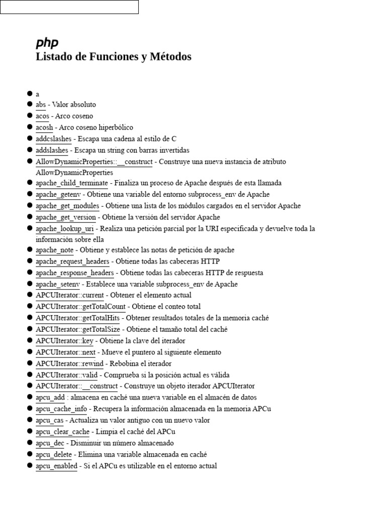 PHP Mets | PDF | SQL | Servidor web
