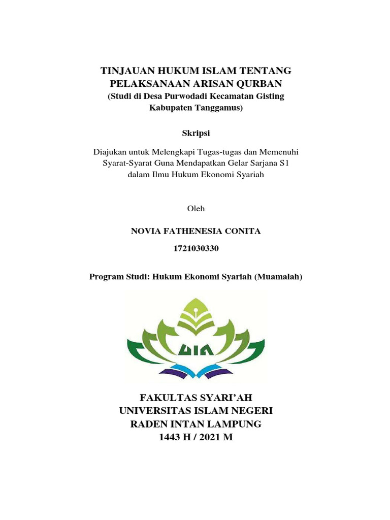 Cover, Bab 1, Bab 2 Dapus | PDF