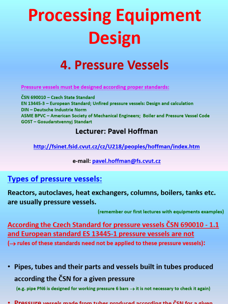 PED-4-Pressure Vessels | Download Free PDF | Pipe (Fluid Conveyance ...