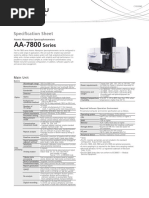Agilent AA 240:280 Data Sheet | PDF | Atomic Absorption Spectroscopy | Spectrometer