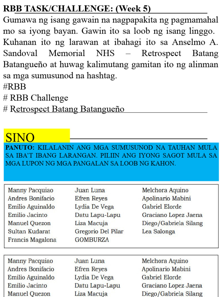 Pagmamahal Sa Bansa | PDF