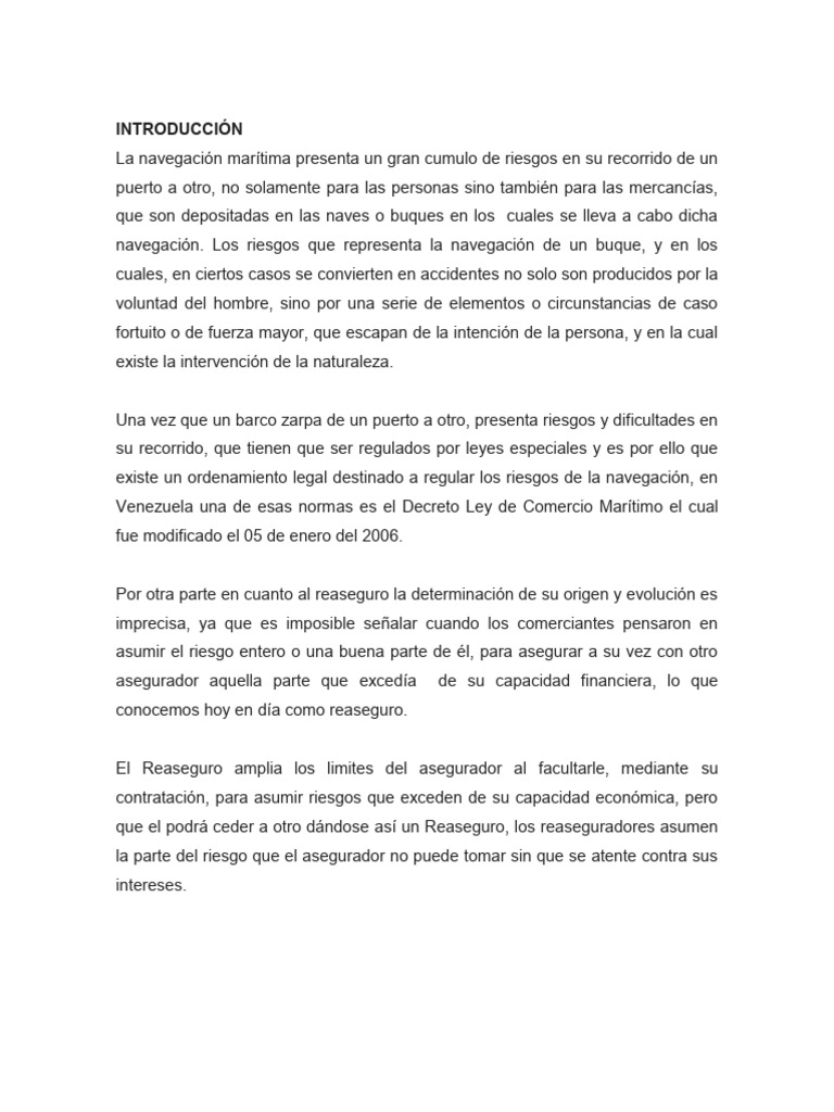 Mercantilii Seguro Maritimo Y Reaseguro Pdf Reaseguro Seguro 3997