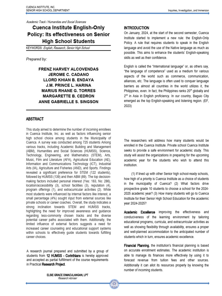 Corinthians Group 4 PR2 | PDF | Survey Methodology | Science