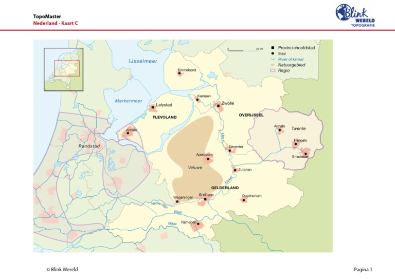 TopoMaster Nederland Intro Nederland Kaart C | PDF