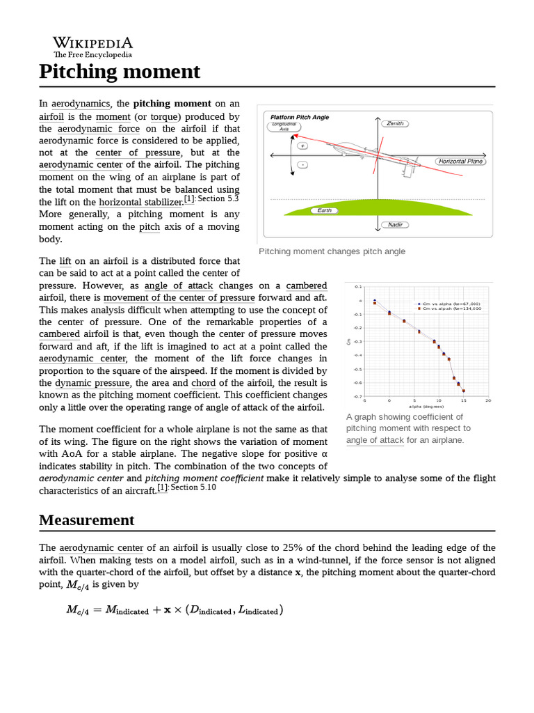 Pitching Moment | PDF | Mechanical Engineering | Vehicle Design