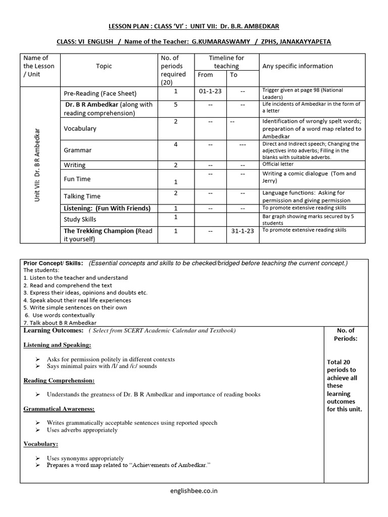 7th Unit LPs Class 6th and 7th | PDF | Reading Comprehension | Adverb