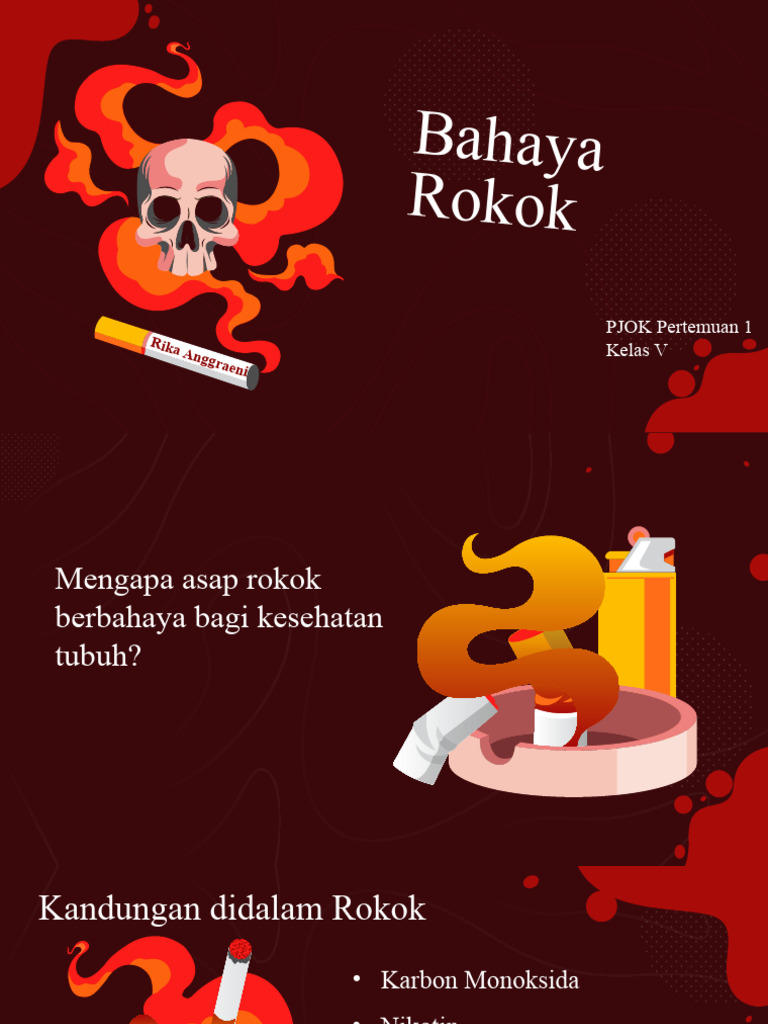 Bahaya Merokok PJOK Kelas V | PDF