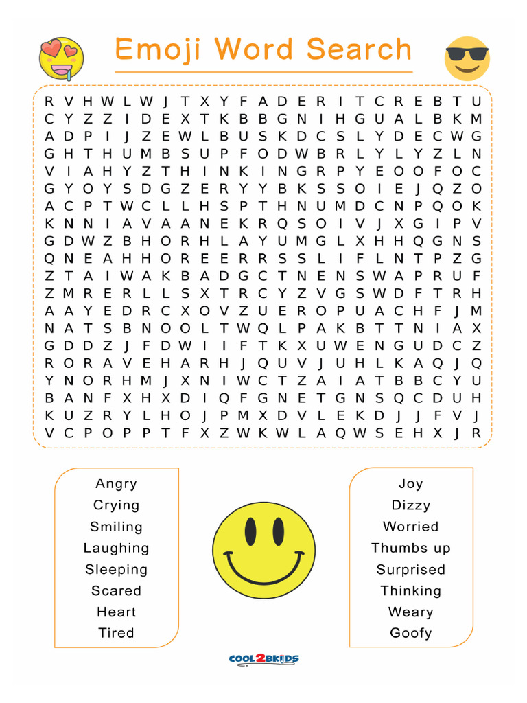 Emoji Word Search | PDF