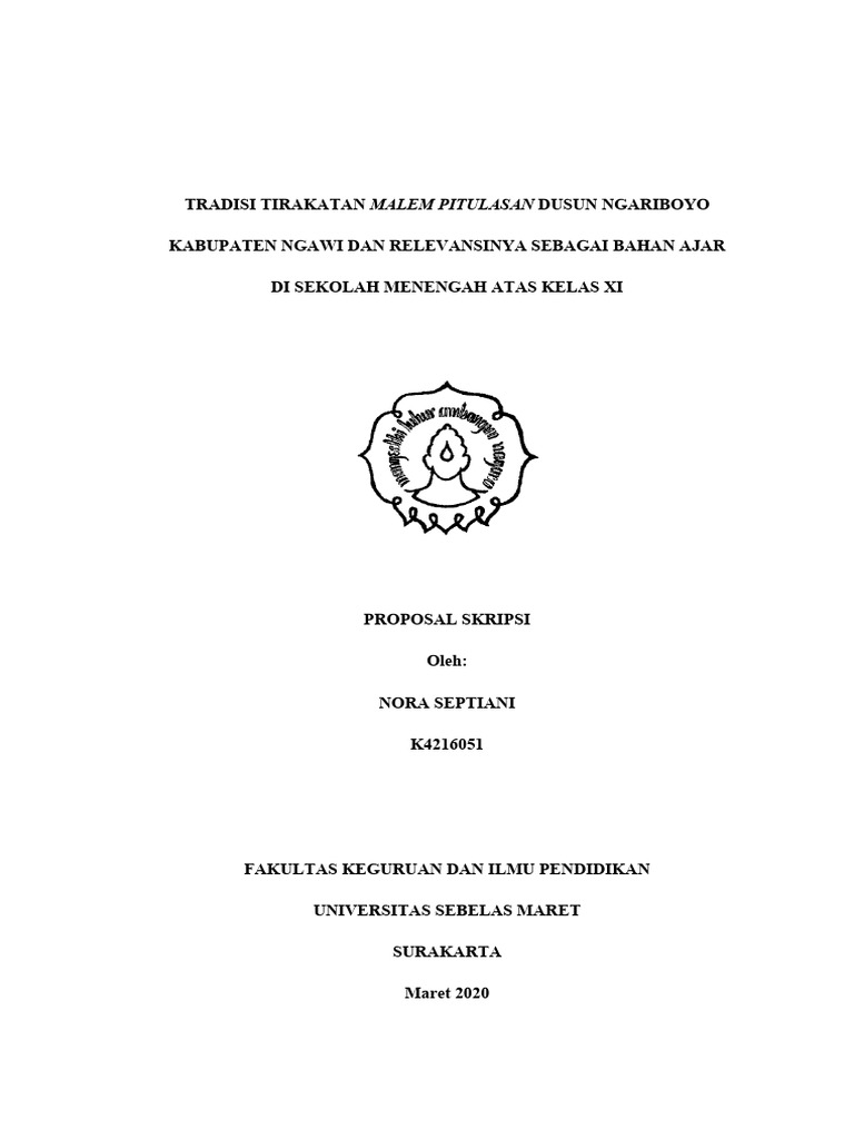 Tirakatan Malem Pitulasan: Tradisi dan Pendidikan | PDF