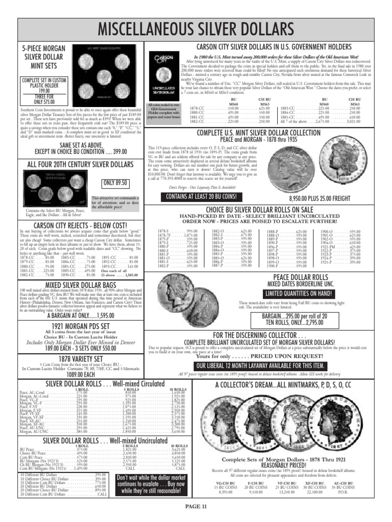 Coin 11 | PDF | Dollar Coin (United States) | Currencies Of The United ...