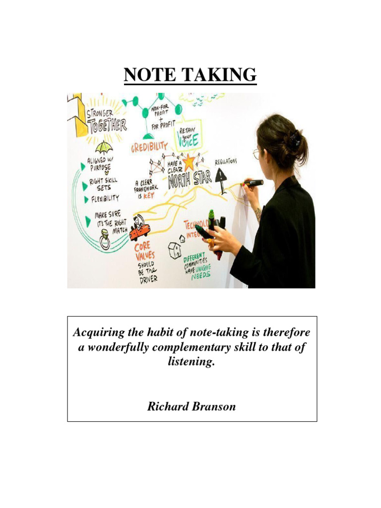 Key Reading - Note Taking Skills LN + MM - 1 | PDF | Cognitive Science | Cognition