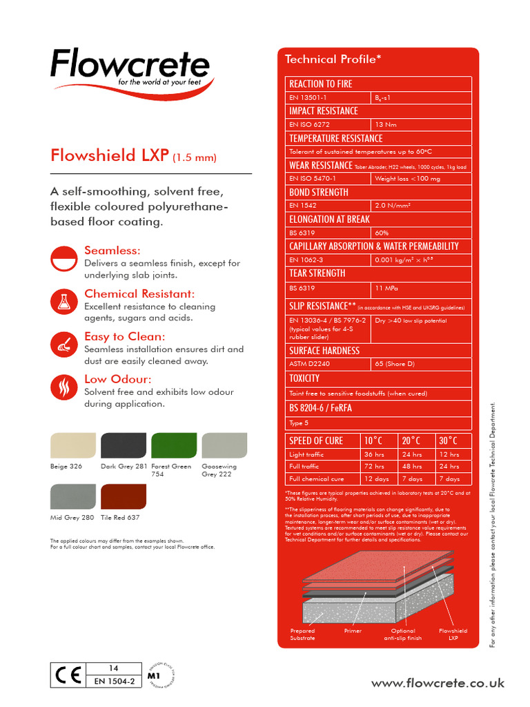 Flowshield LXP: Flexible Floor Coating | PDF | Wear | Concrete