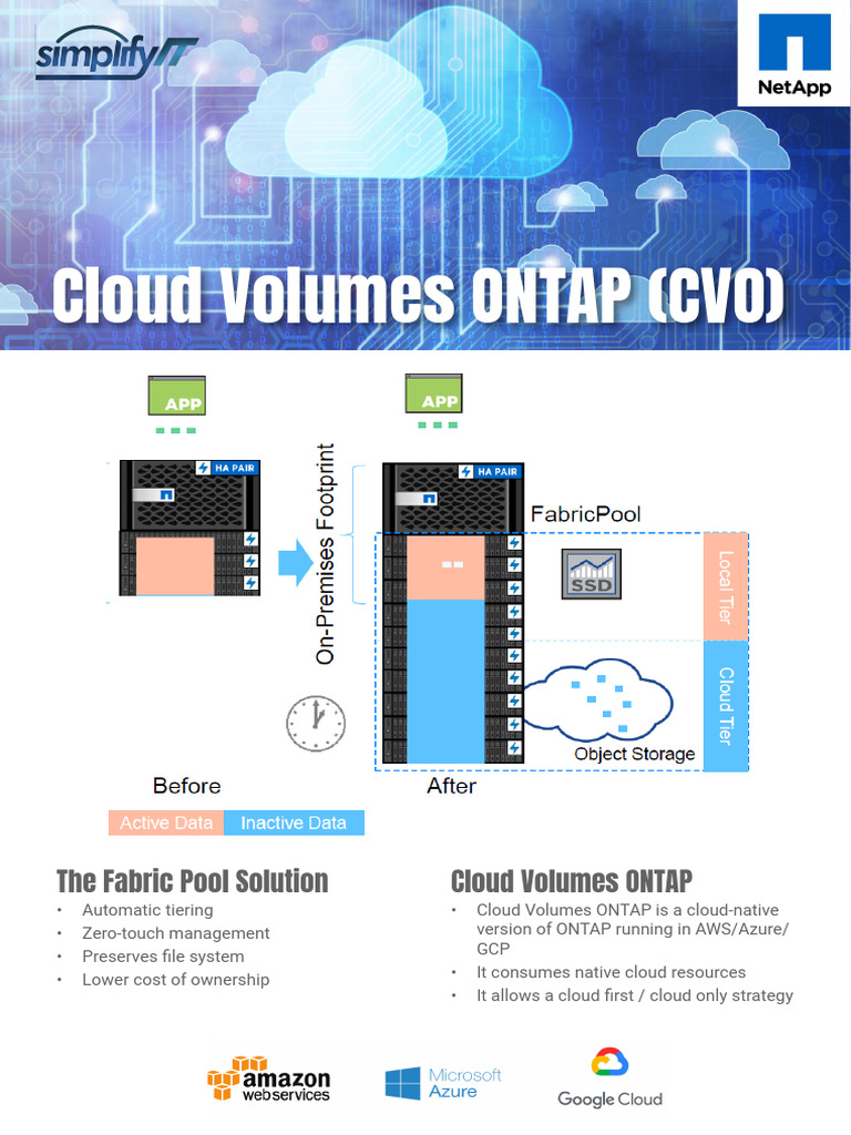 Cloud Volumes Ontap v1 | PDF | Cloud Computing | Information Science