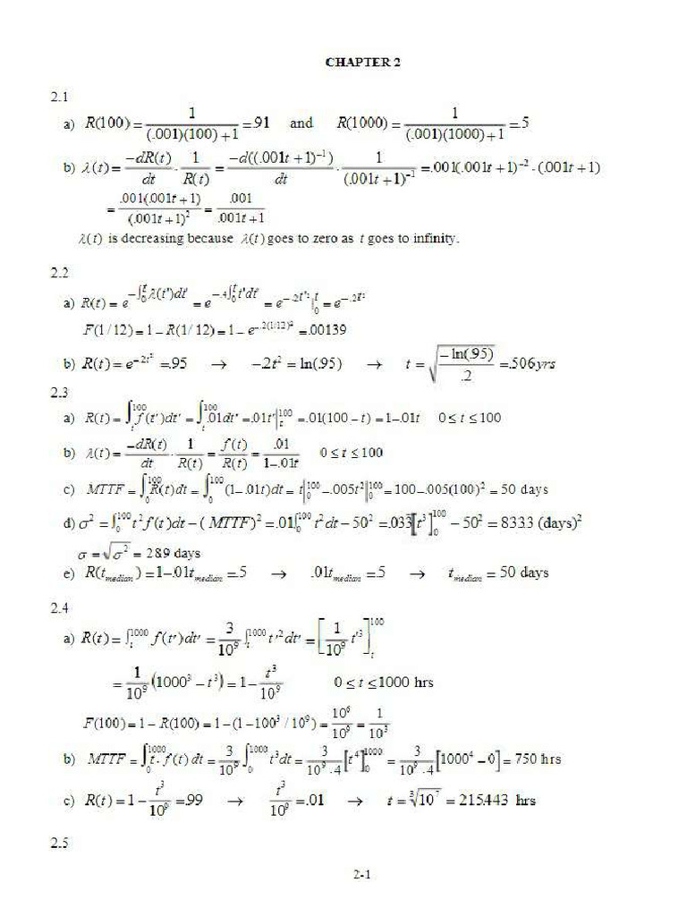Chapter 2 Solution | PDF