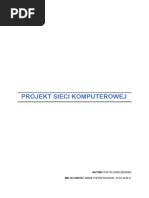 Projekt Sieci Komputerowej | PDF