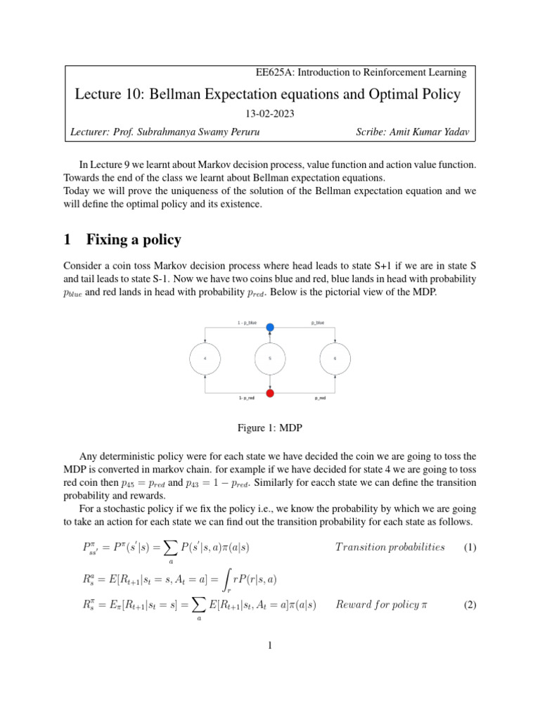 EE675 Lecture 10 | PDF | Eigenvalues And Eigenvectors | Markov Chain